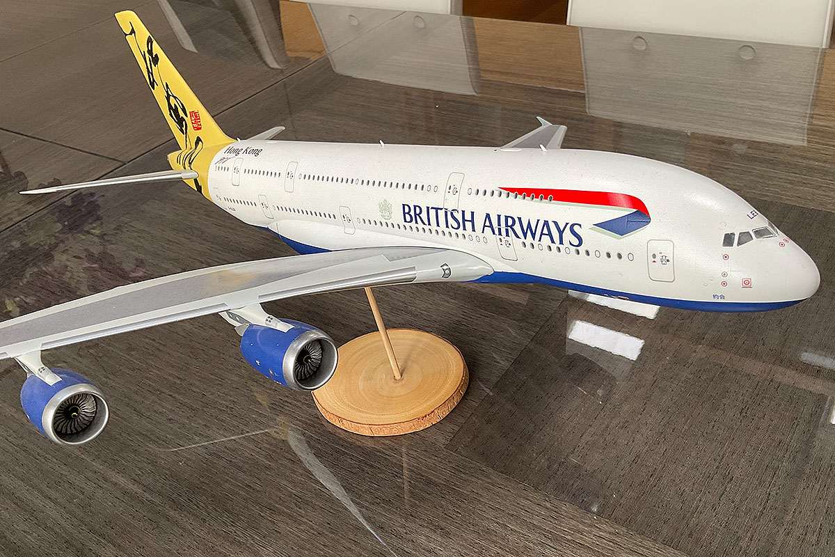 1/144 British Airways A380 (Utopia "Hong Kong" Livery) - Ready for ...