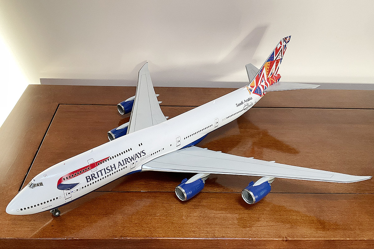 2 x 1/144 BA 747-8's in 'What If' Utopia Liveries - Ready for ...