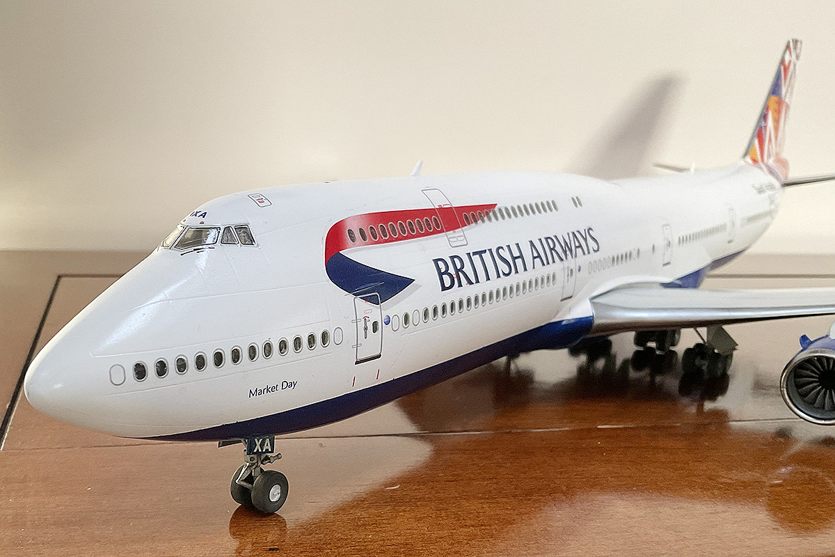 2 x 1/144 BA 747-8's in 'What If' Utopia Liveries - Ready for ...