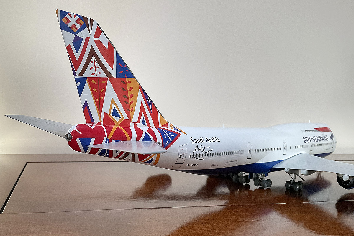 2 x 1/144 BA 747-8's in 'What If' Utopia Liveries - Ready for ...