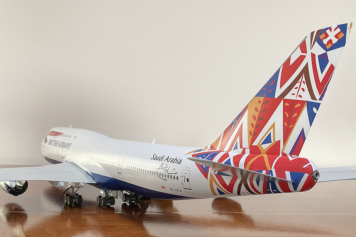 2 x 1/144 BA 747-8's in 'What If' Utopia Liveries - Ready for ...