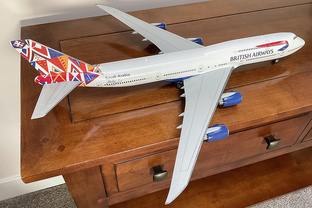 2 x 1/144 BA 747-8's in 'What If' Utopia Liveries - Ready for ...