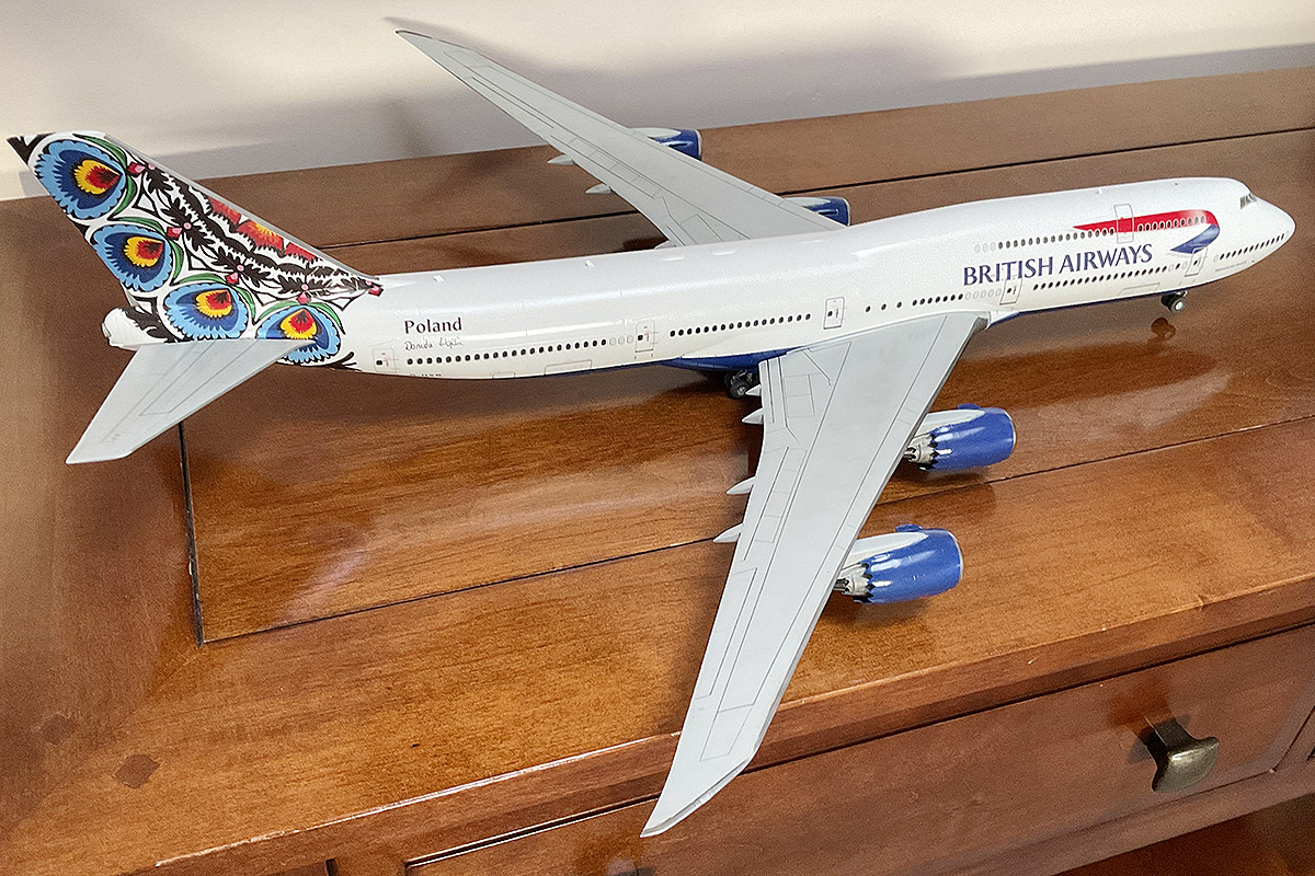 2 x 1/144 BA 747-8's in 'What If' Utopia Liveries - Ready for ...