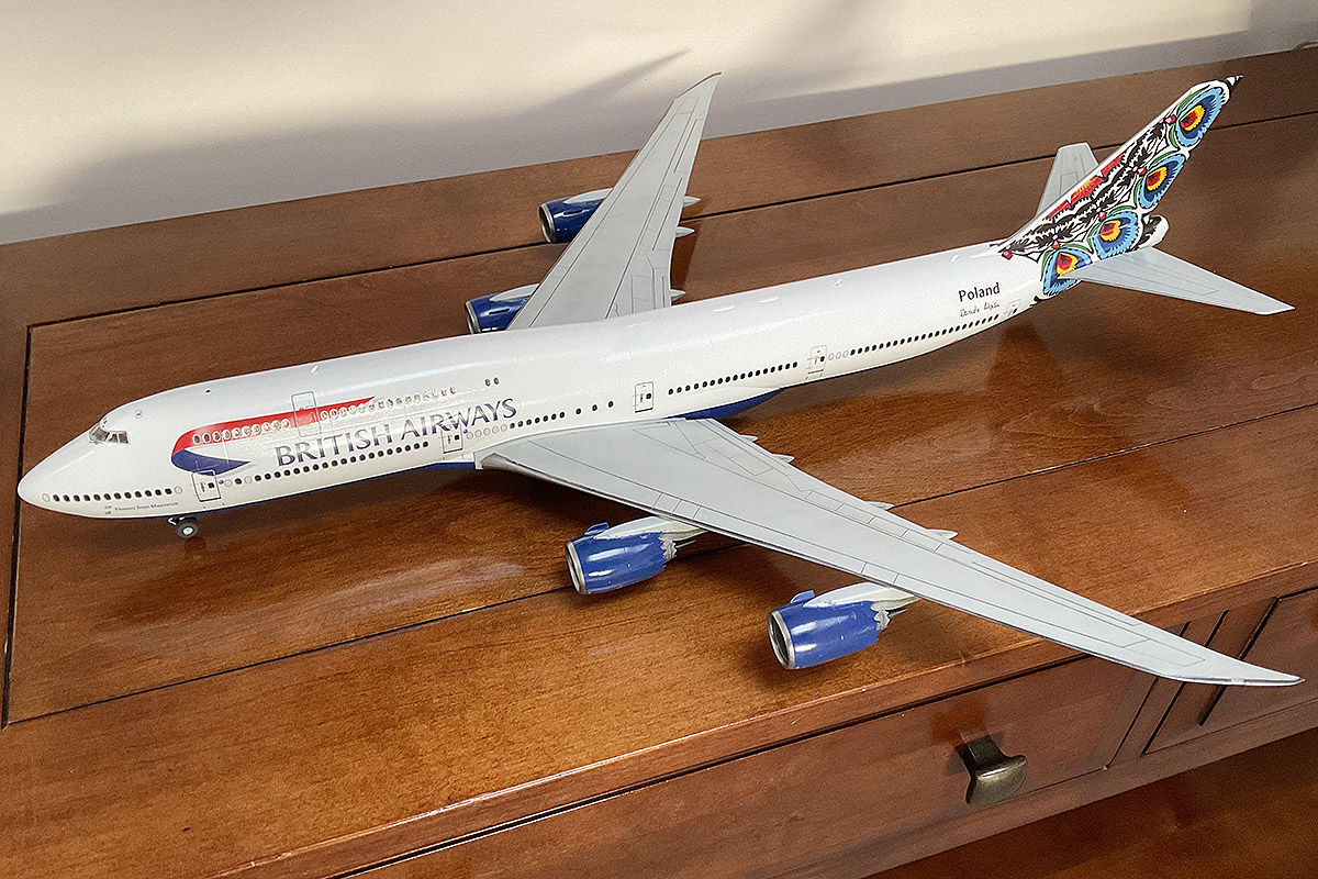 2 x 1/144 BA 747-8's in 'What If' Utopia Liveries - Ready for ...