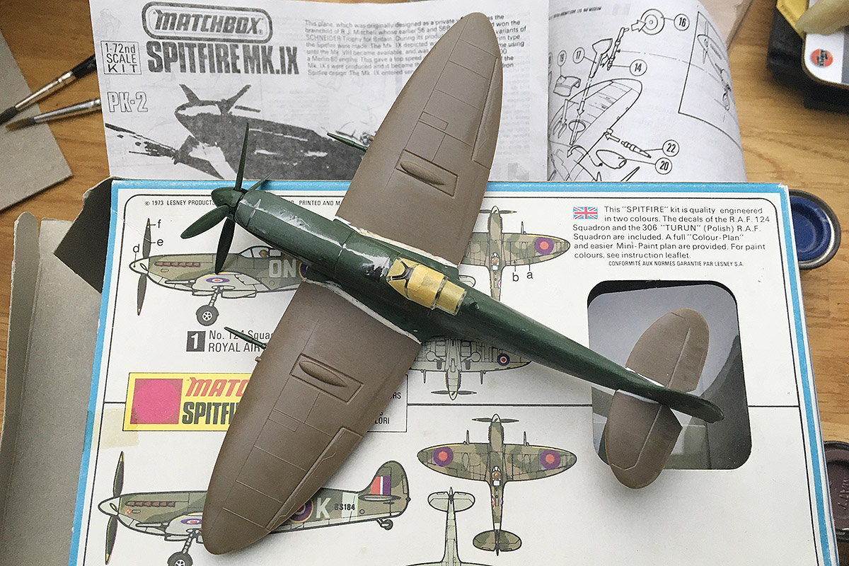 1/72 Matchbox Spitfire Mk.IX - A Kit You Built As A Kid GB ...